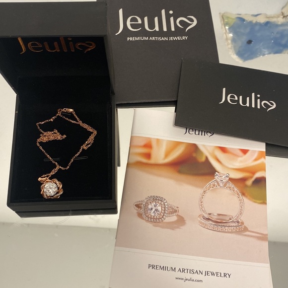 Jeulia | Jewelry | Rose Gold Cz Pendant By Jeulia | Poshmark